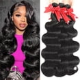 12A Wave Human Hair 12 14 16 Inch Unprocessed Virgin Brazilian Wave 3 ...