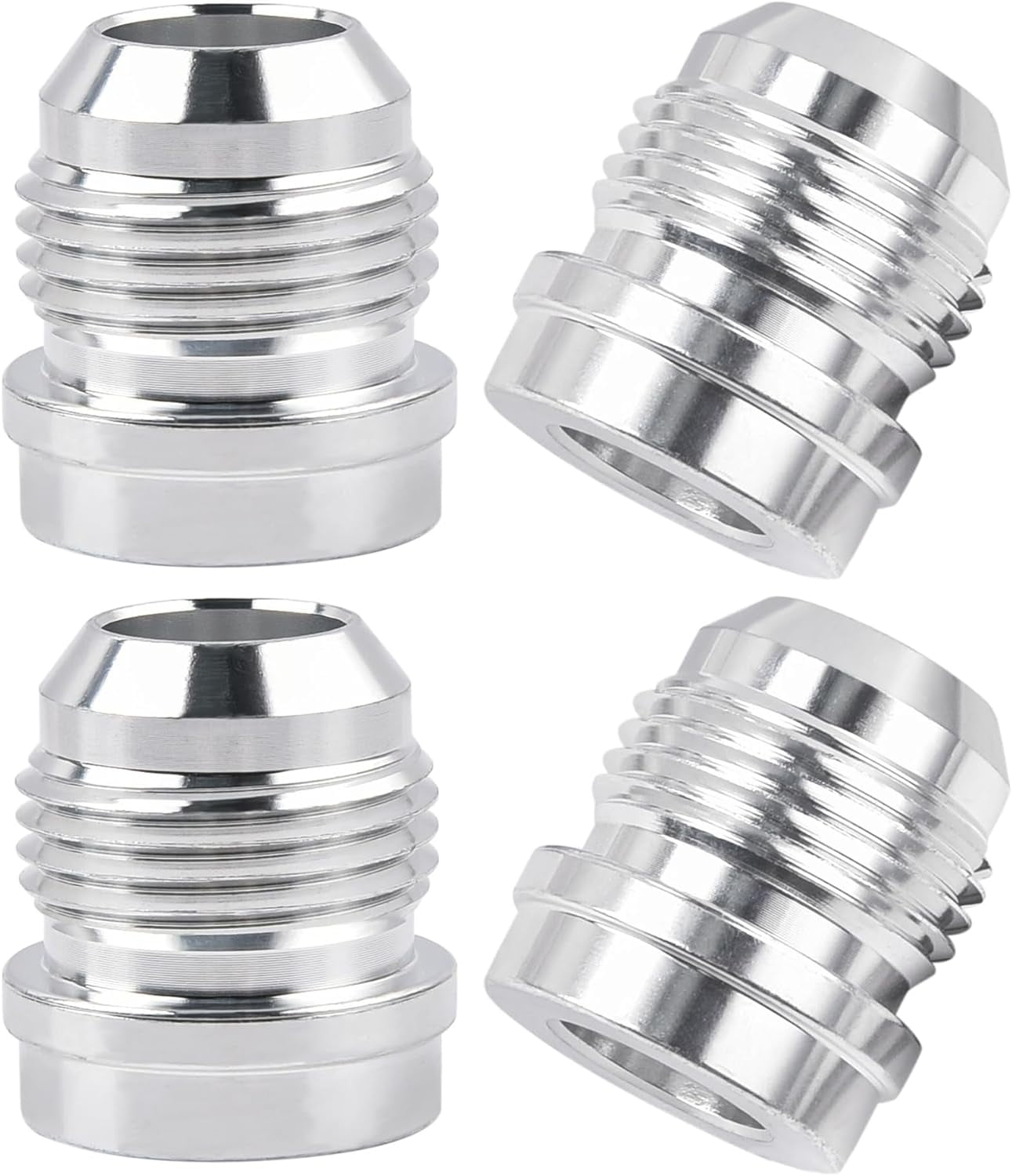 12AN Male Weld on Bung Fitting Aluminum 4PCS - Walmart.com