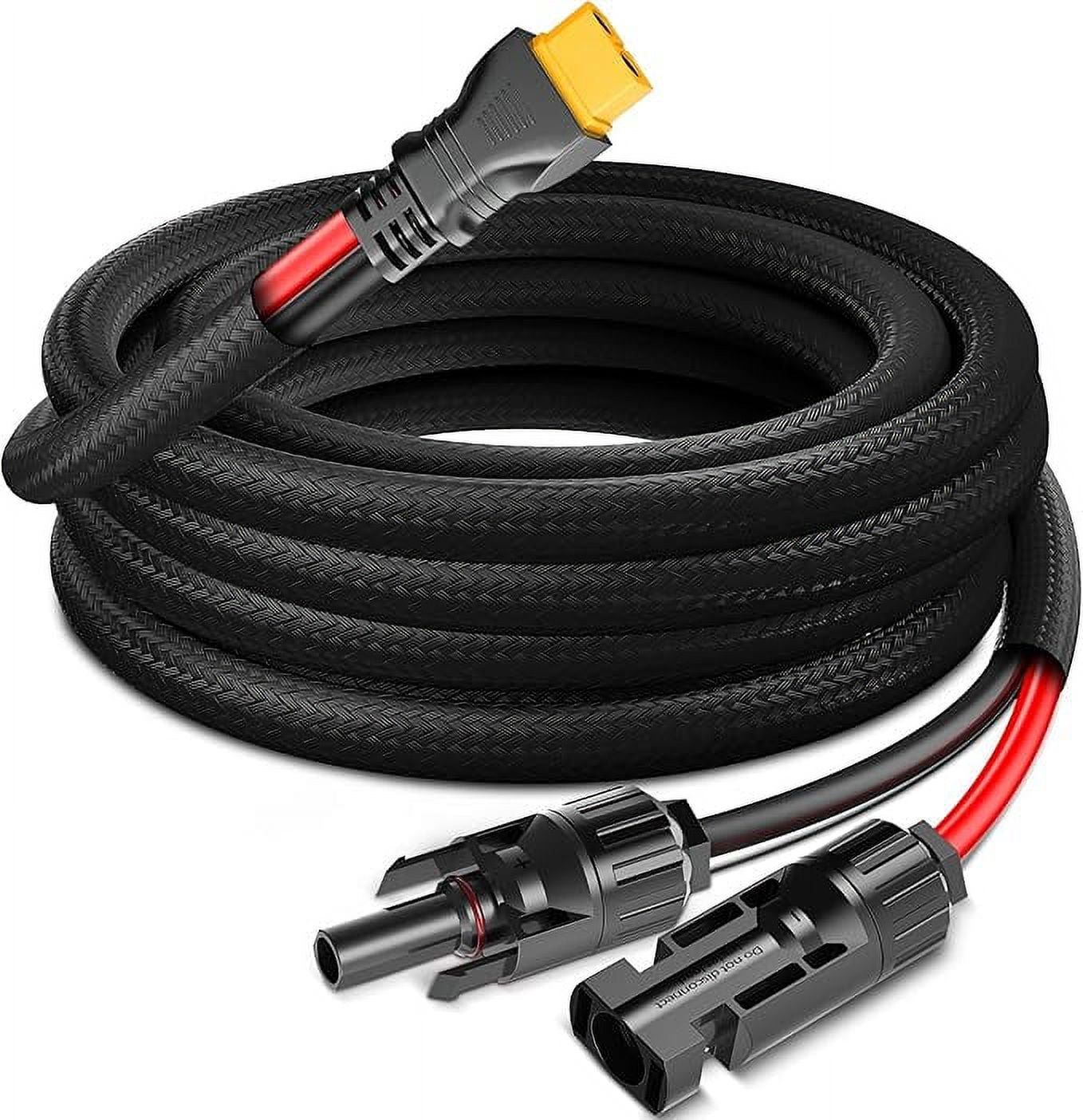 12AWG-10ft Advanced Solar to XT60 Charging Cable,Redesign Solar Panel ...