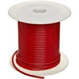 12AWG UL1015 RED STRANDED (65X30) HOOKUP WIRE 1000 FOOT ROLL 600V 105C ...