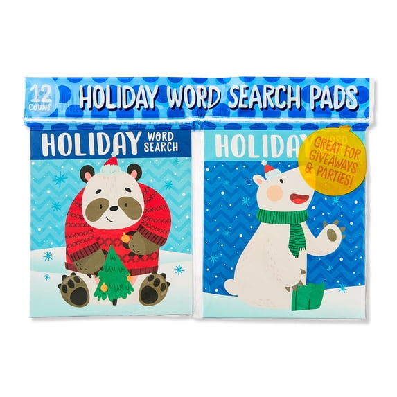 Bendon 12-Count Mini Puzzle Pads, Holiday Stocking Stuffer Handouts ...