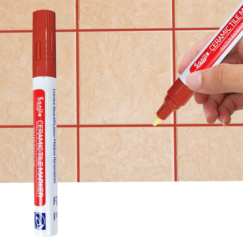12Color Waterproof Tile Seam Marker Pen Grout Tile Marker Wall Seam Pen ...