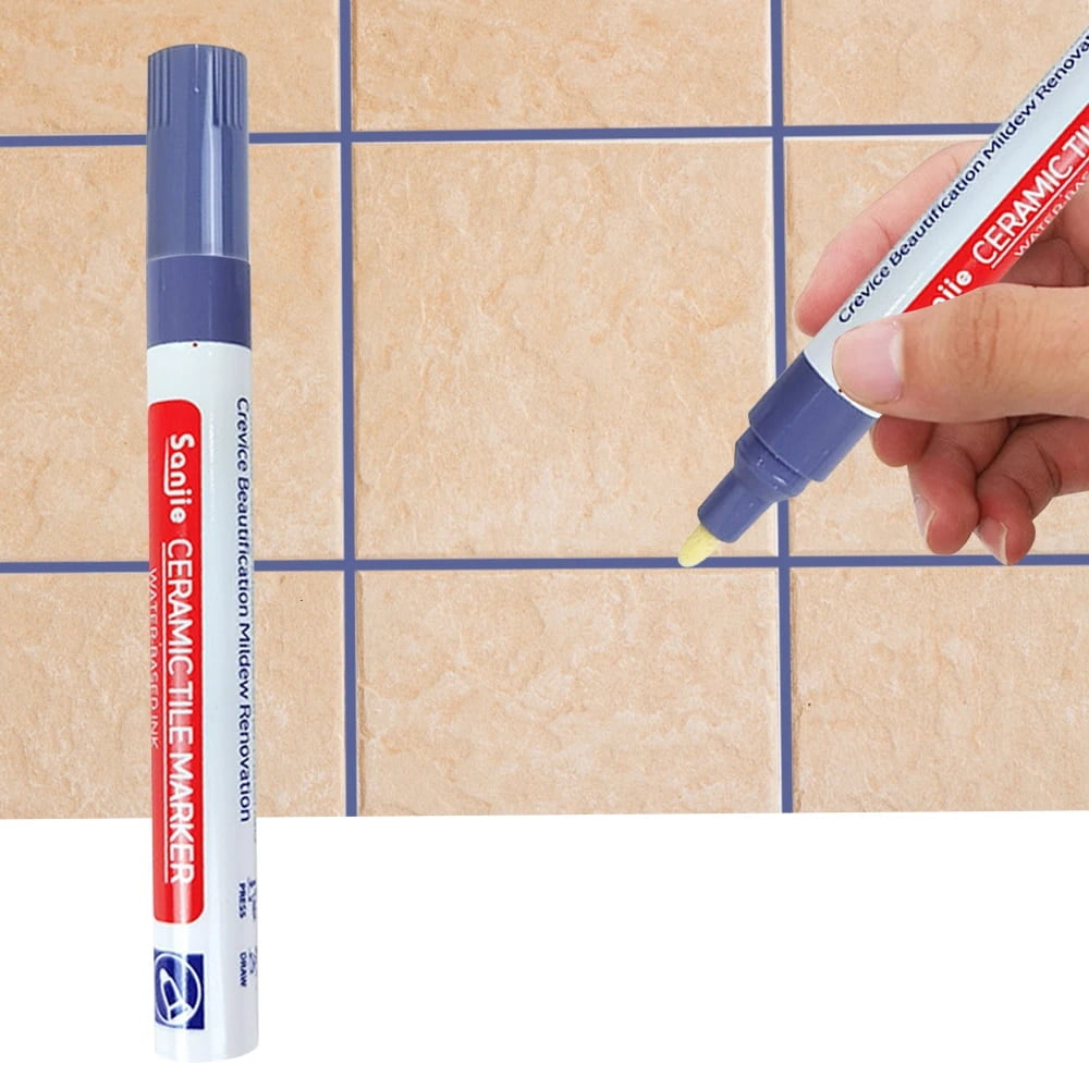 12Color Waterproof Tile Seam Marker Pen Grout Tile Marker Wall Seam Pen ...