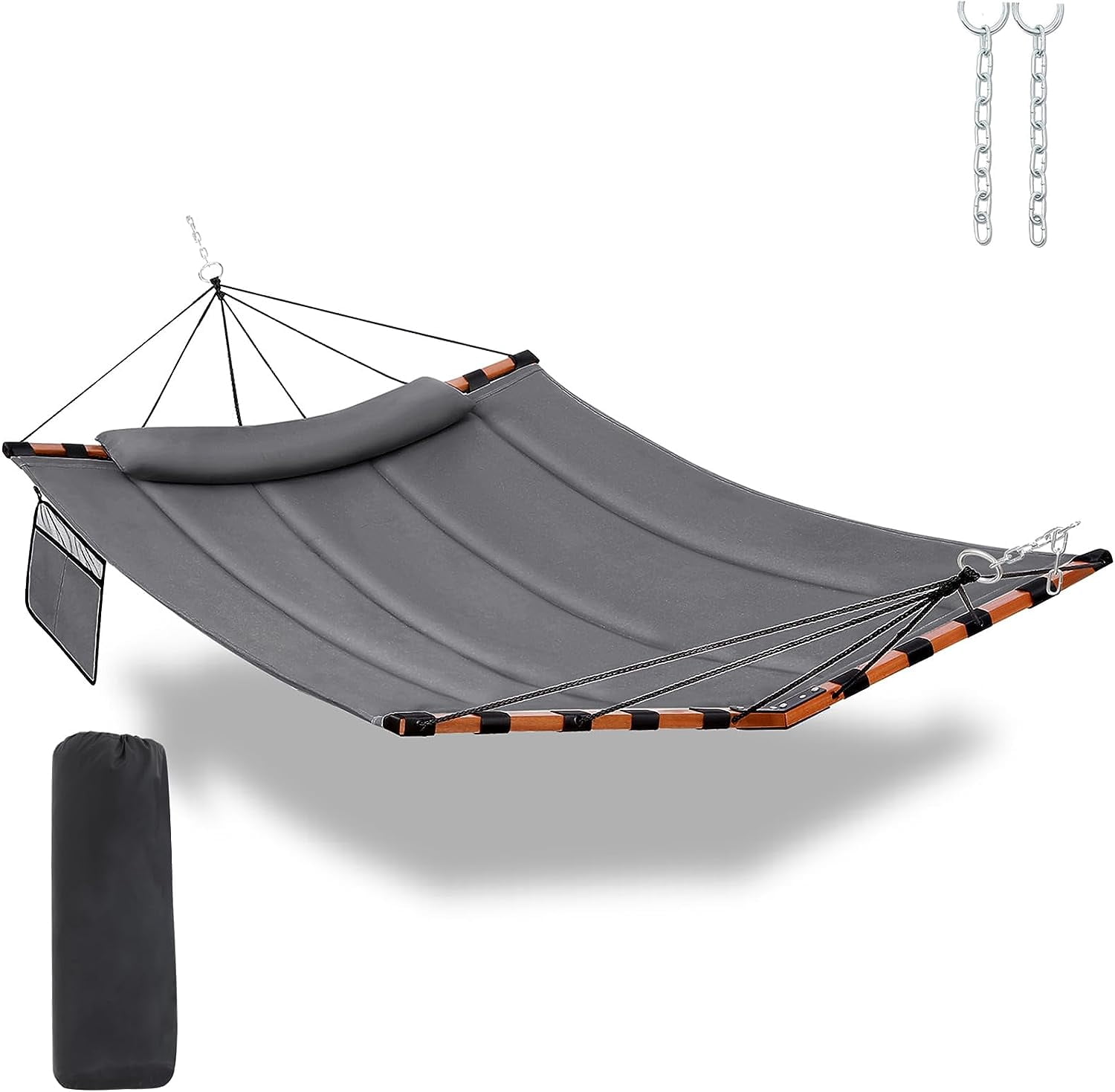 12FT 2 Person Hammock Large Hammock 450LB Capacity with V Shaped ...