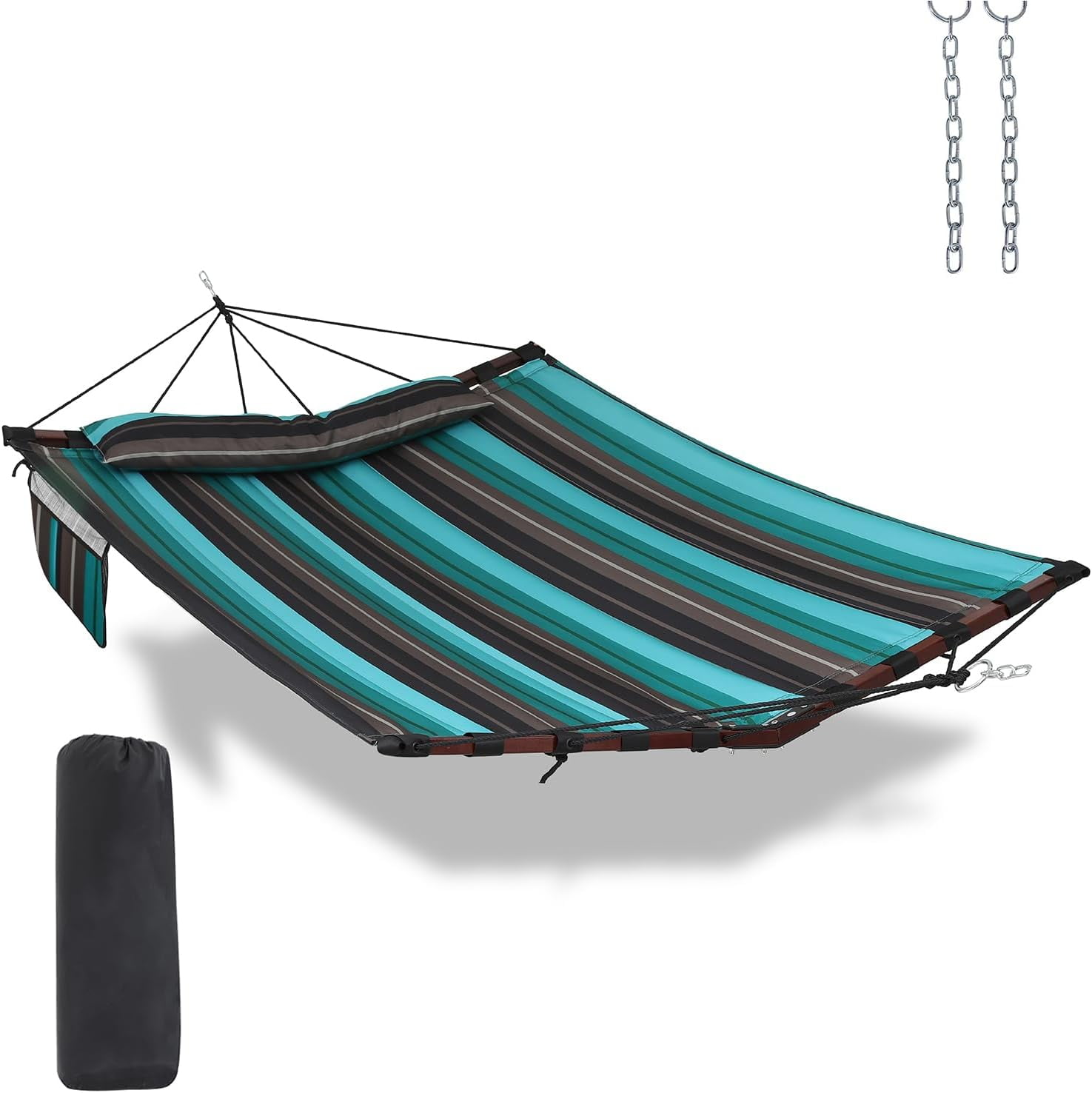 12FT 2 Person Hammock Large Hammock 450LB Capacity with V Shaped ...