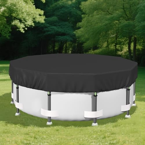 12FT New Pool Covers for Above Ground Pools, Round Swimming Pool Cover ...
