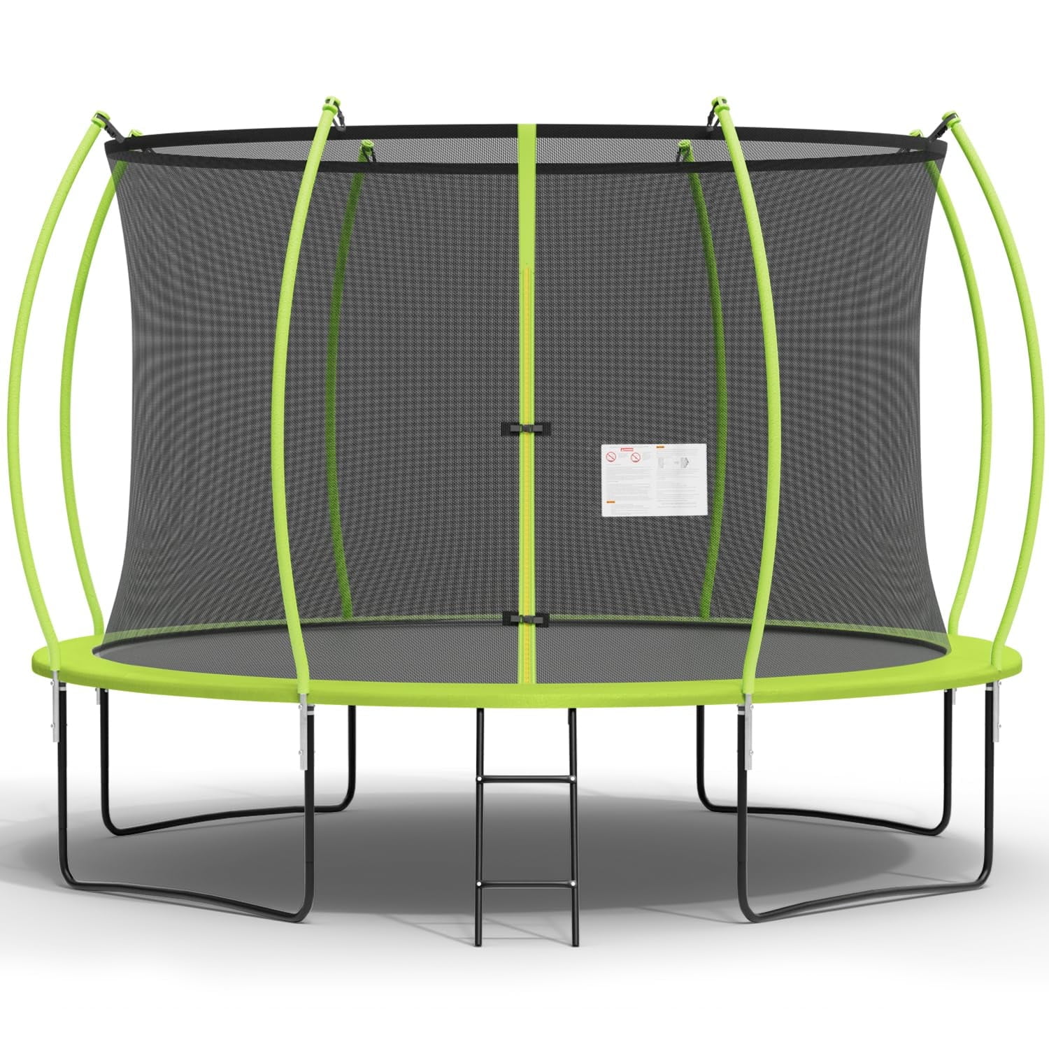 12FT Outdoor Trampolines for Kids and Adults, Recreational Trampoline ...