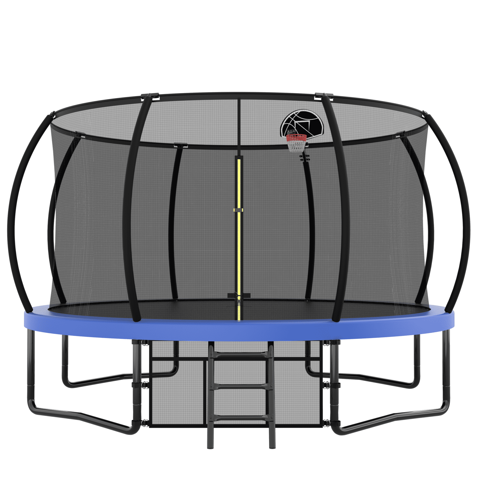 12FT Recreational Trampoline, Modern Trampoline with Enclosure Net ...