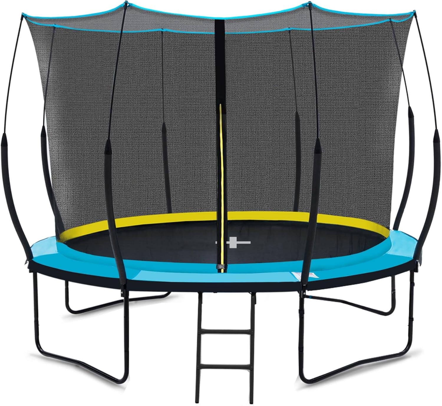 12FT Recreational Trampolines with Enclosure,Pumpkin Trampoline with ...