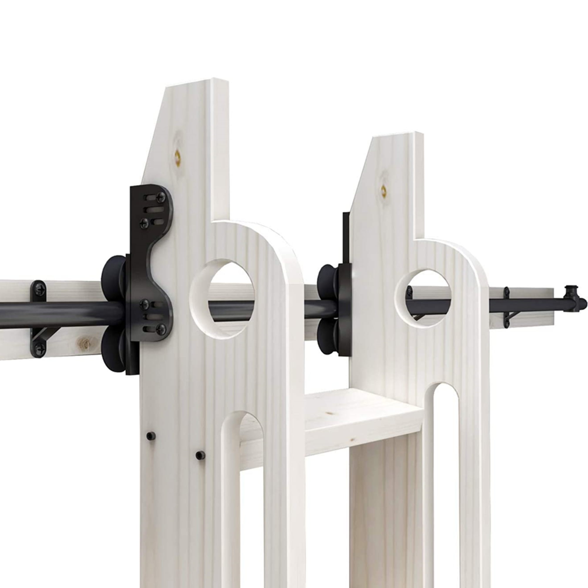 12FT Telescopic Vertically Stored Black Steel Sliding Rolling Library ...