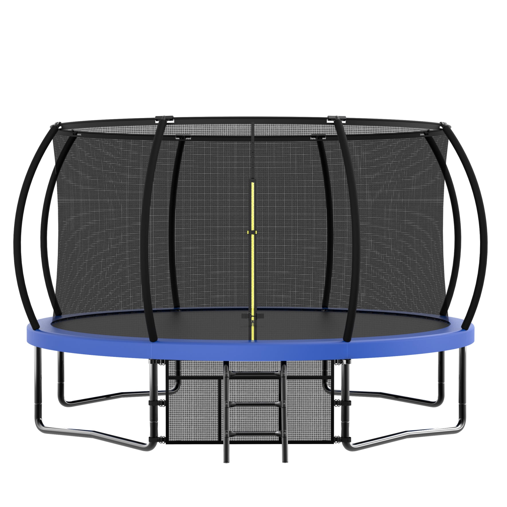 12FT Trampoline with Basketball Hoop & Ball, 1.5MM Thickened ...