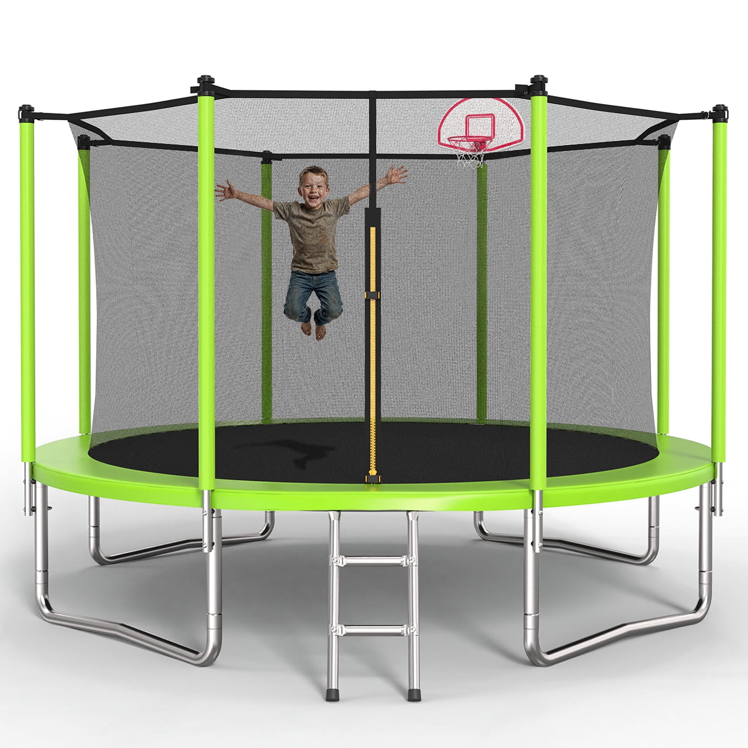 12FT Trampoline for Kids & Adults, ASTM & CPC Approved Outdoor ...