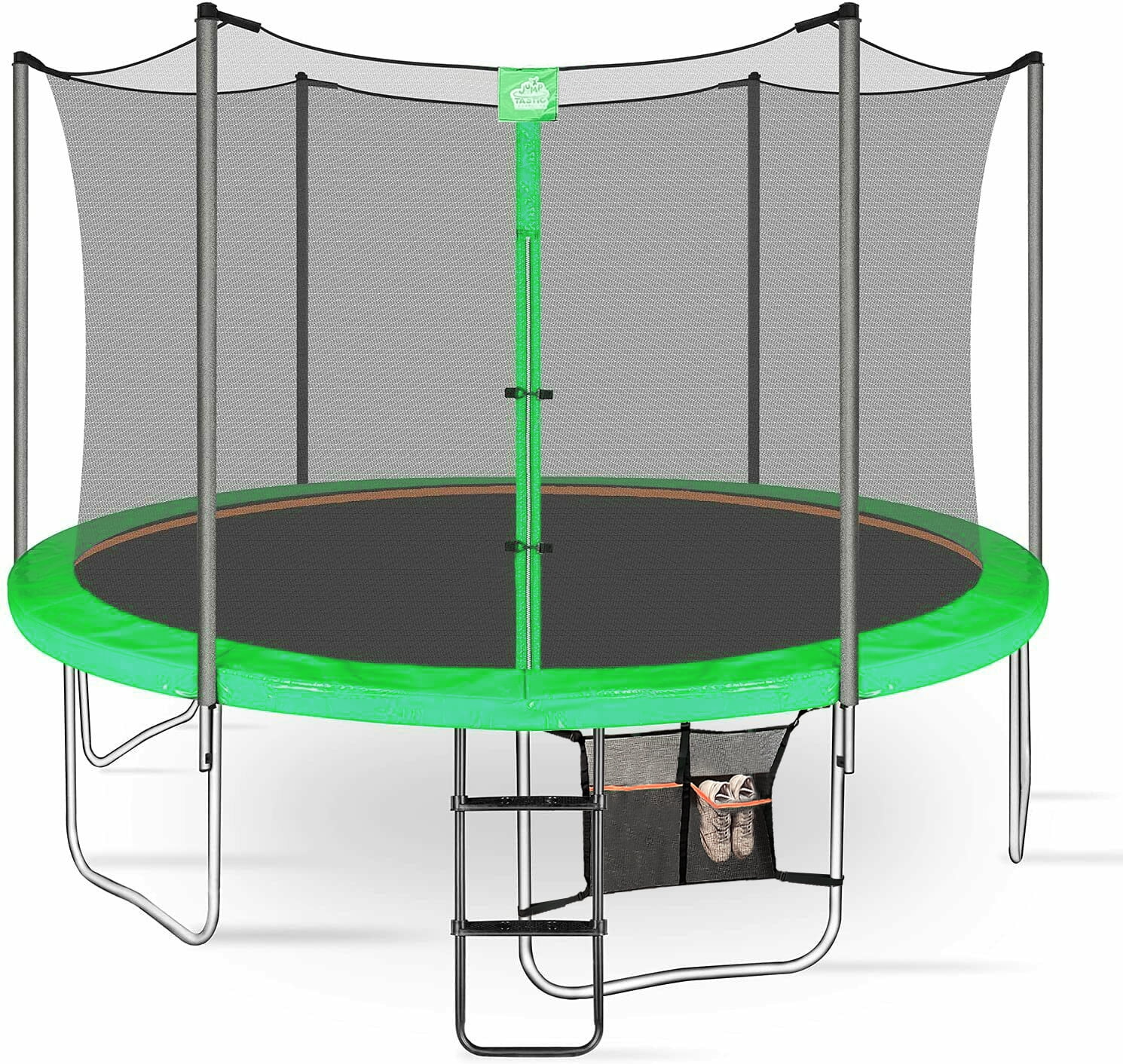 JumpTastic 12Ft Big Trampoline for Kids/Indoors/Toddler- Outdoors with ...