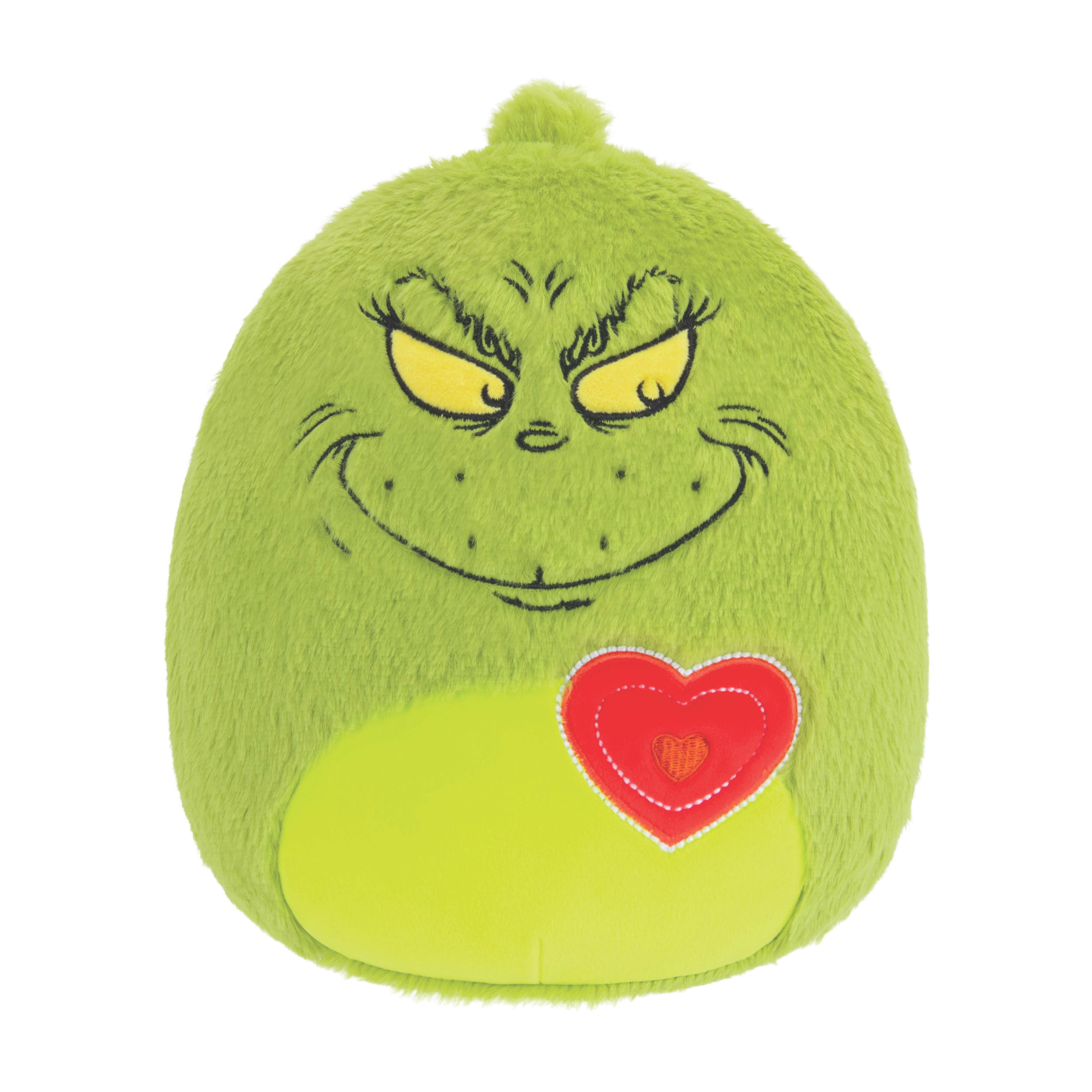 Squishmallows FuzzAMallow Official 12 inch Grinch with Heart - Child's ...