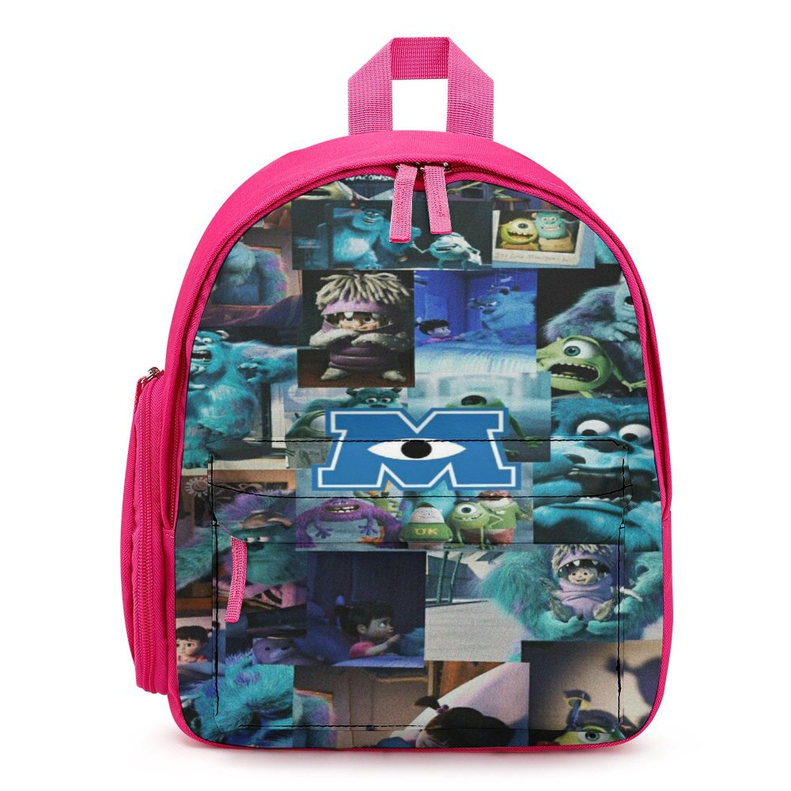 12In Mons-ter Inc Backpack Travel Small Backpacks with Pocket Bookpack ...