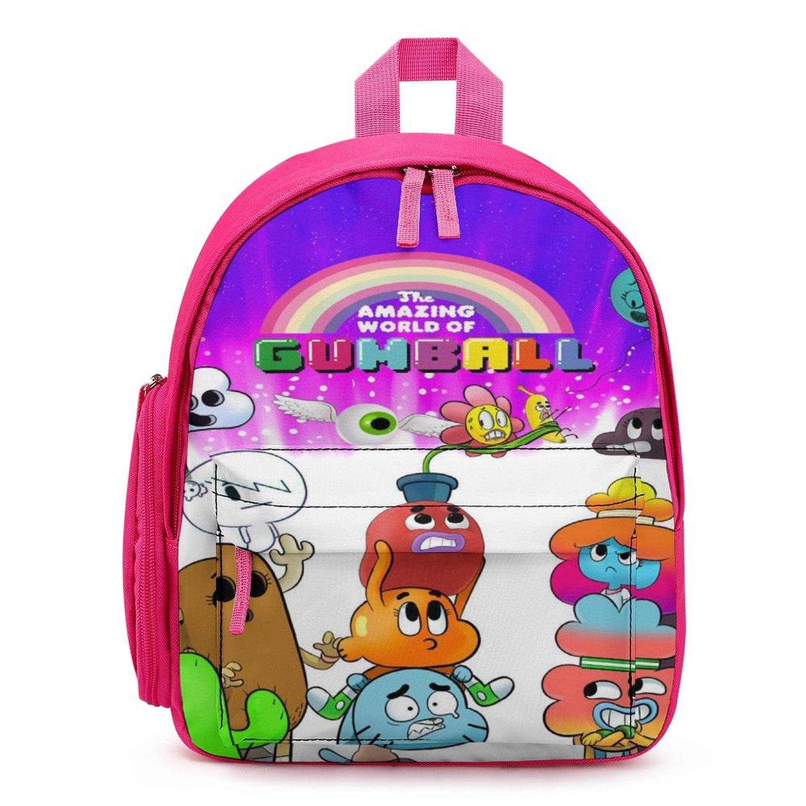 12In Small Amazing World of Gumball Backpack with Pocket Travel Bag ...