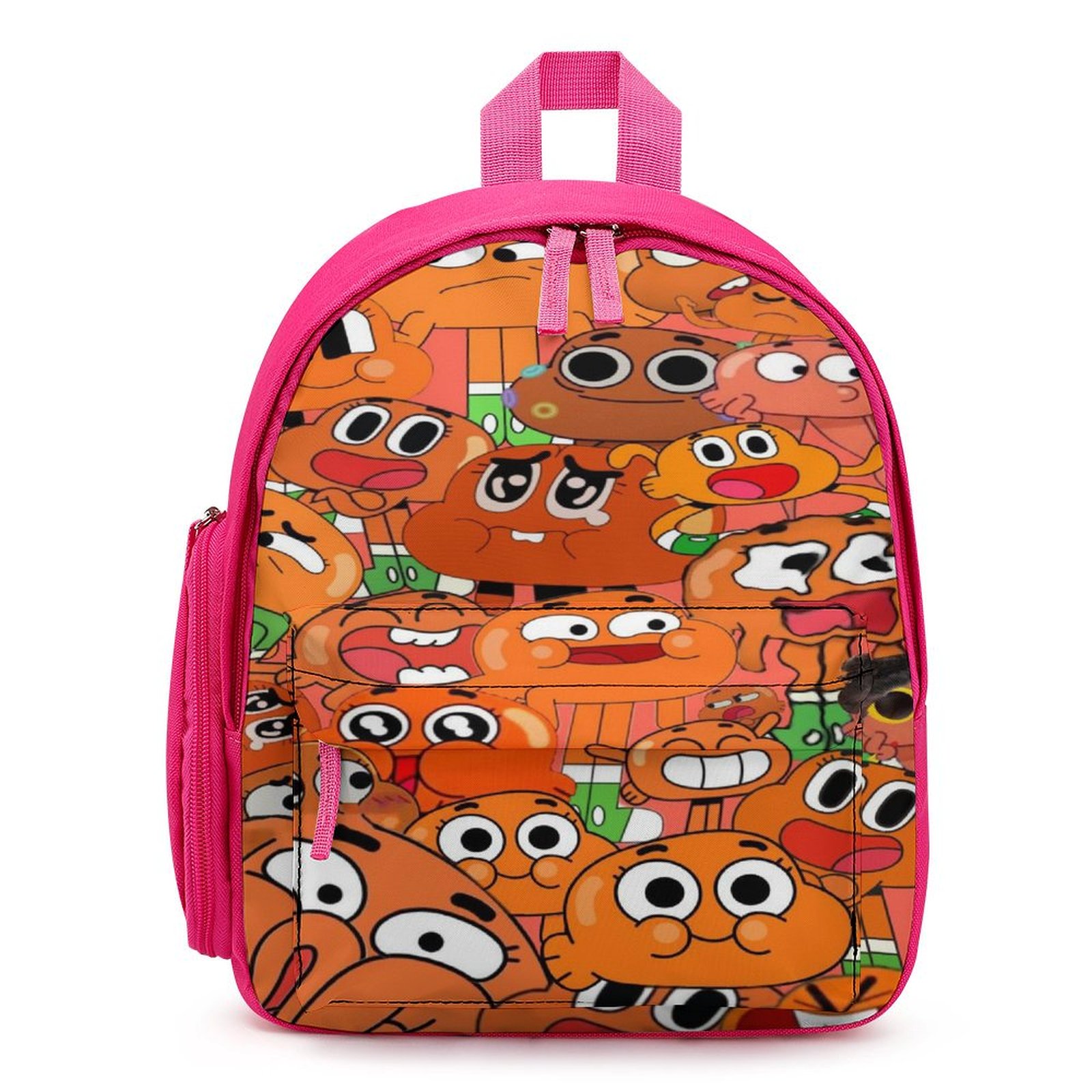 12In Small Amazing World of Gumball Backpack with Pocket Travel Bag ...