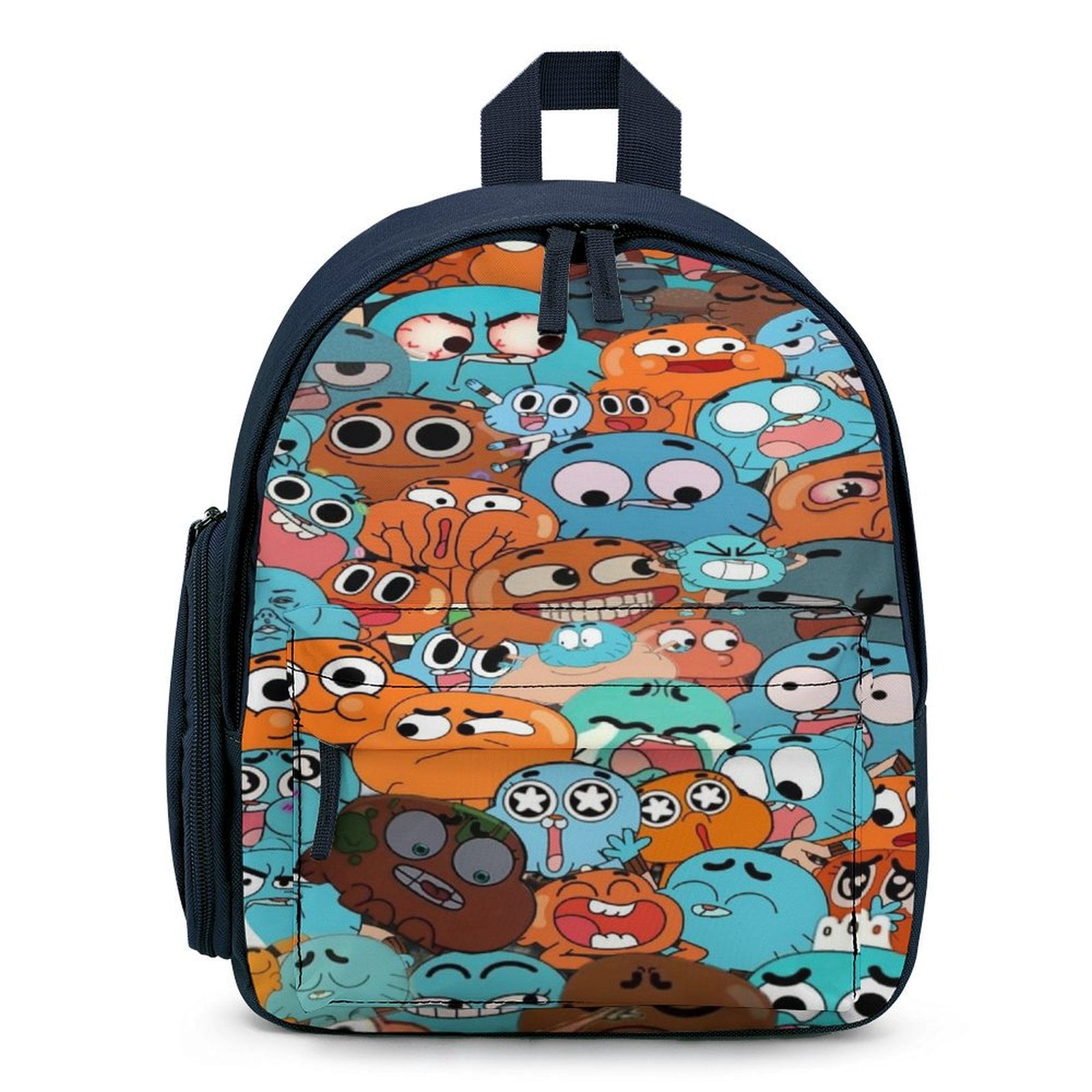 12In Small Amazing World of Gumball Backpack with Pocket Travel Bag ...