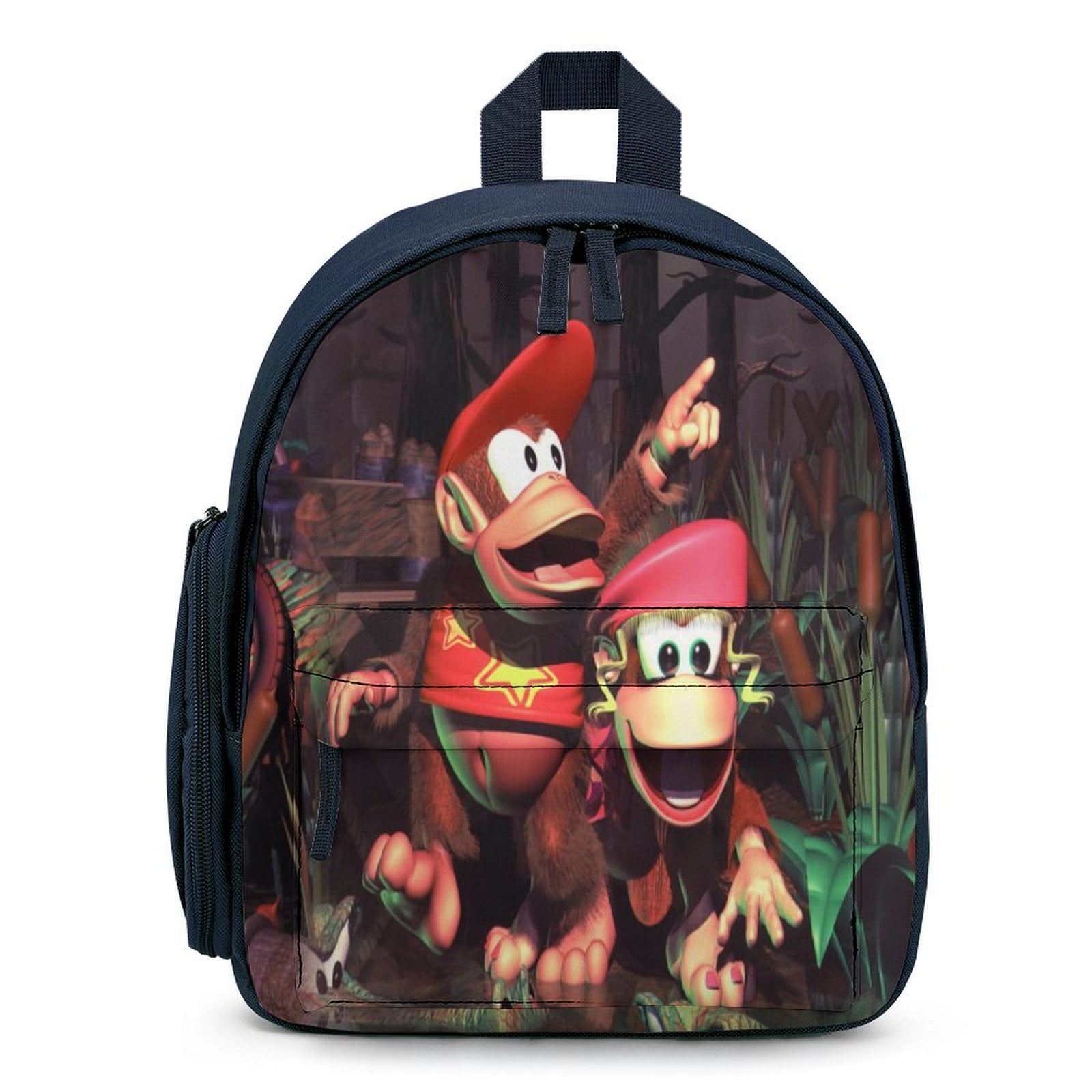 12In Small Don-key Kon Backpack with Pocket Travel Bag Fashion Bookbag ...