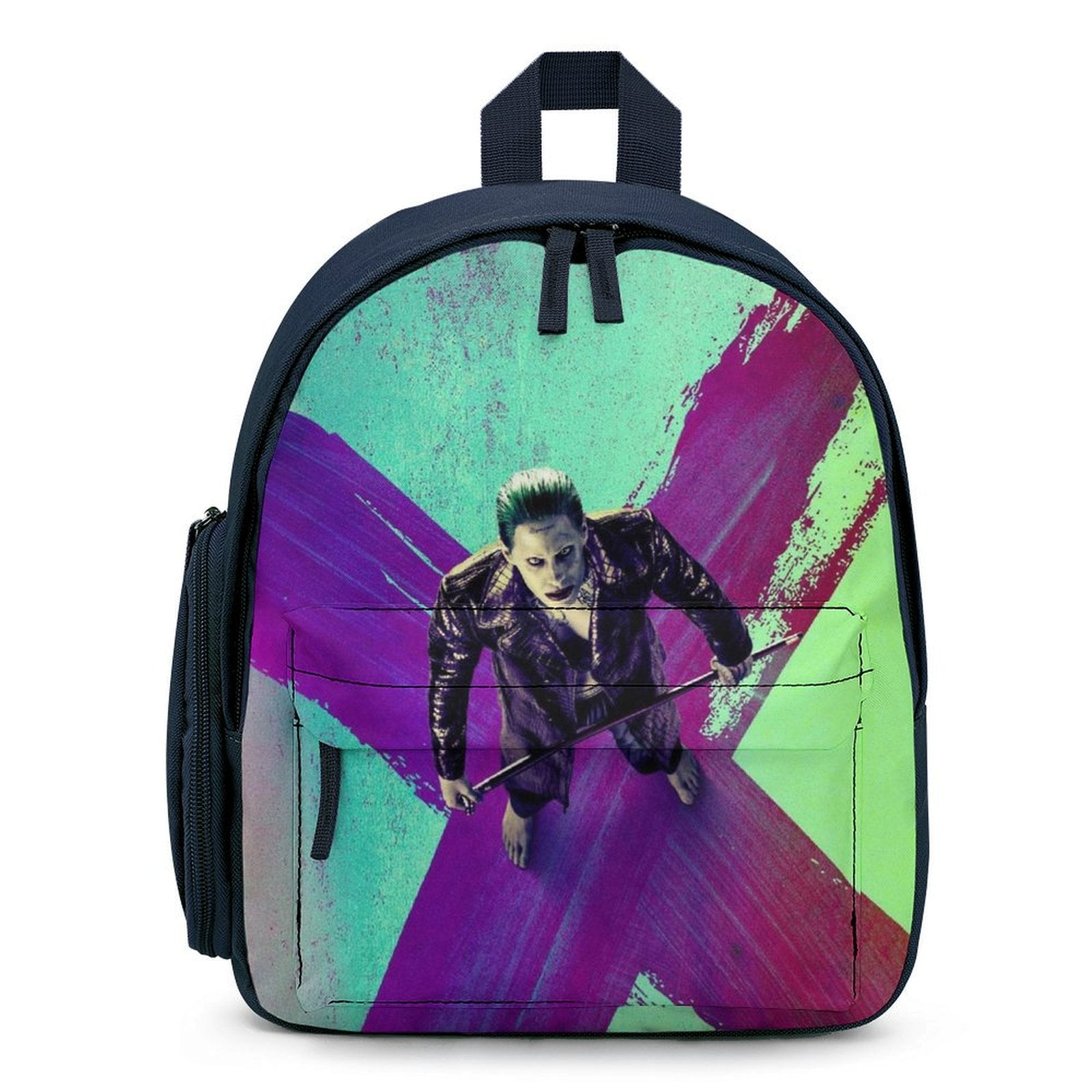 12In Small Joker Backpack with Pocket Travel Bag Fashion Bookbag Casual ...