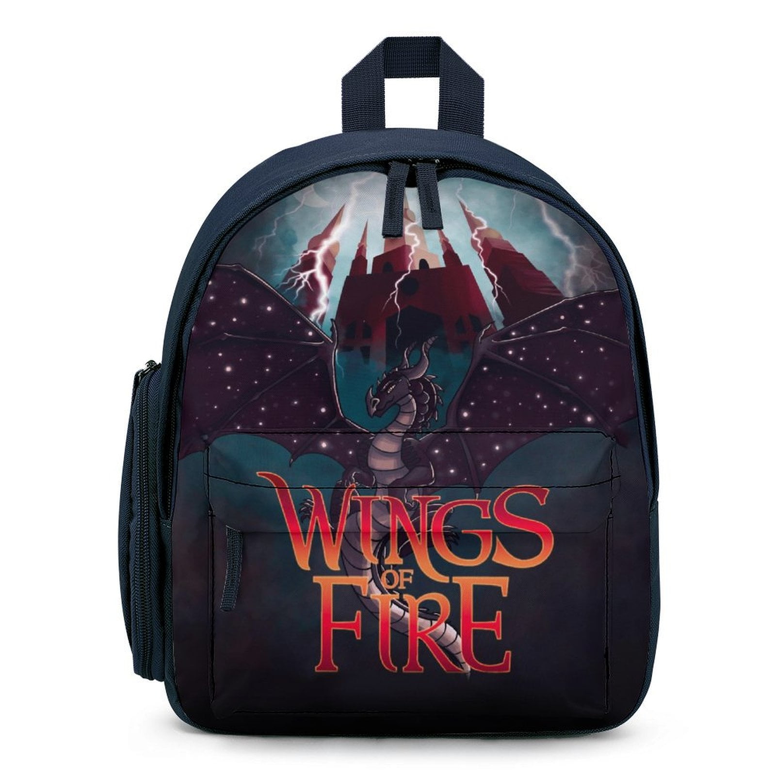 12In Small Wings Dragon Fire Backpack with Pocket Travel Bag Fashion ...