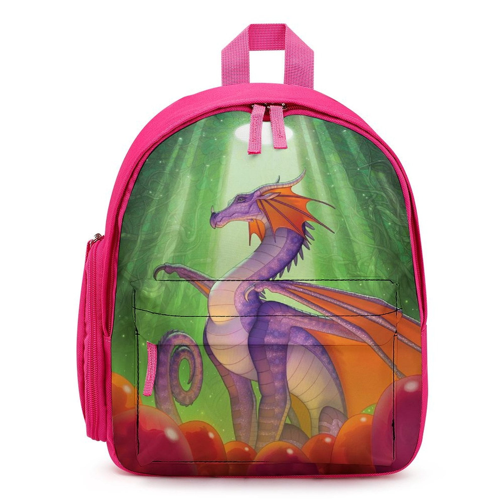 12In Small Wings Dragon Fire Backpack with Pocket Travel Bag Fashion ...