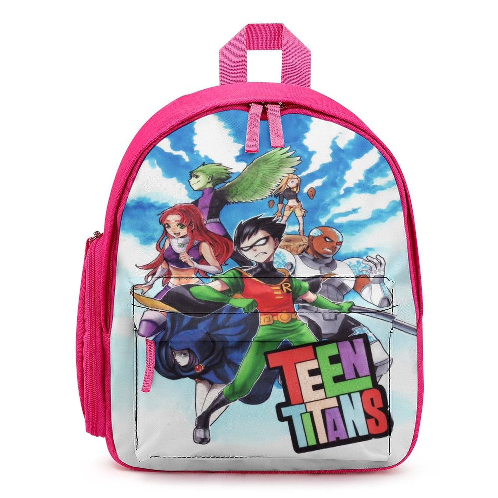 12In Titans Go Backpack Travel Small Backpacks with Pocket Bookpack ...