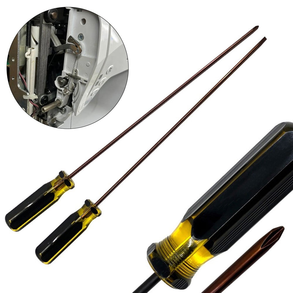 12Inch Extended Screwdriver Long Slotted Cross Screwdriver Rubber ...
