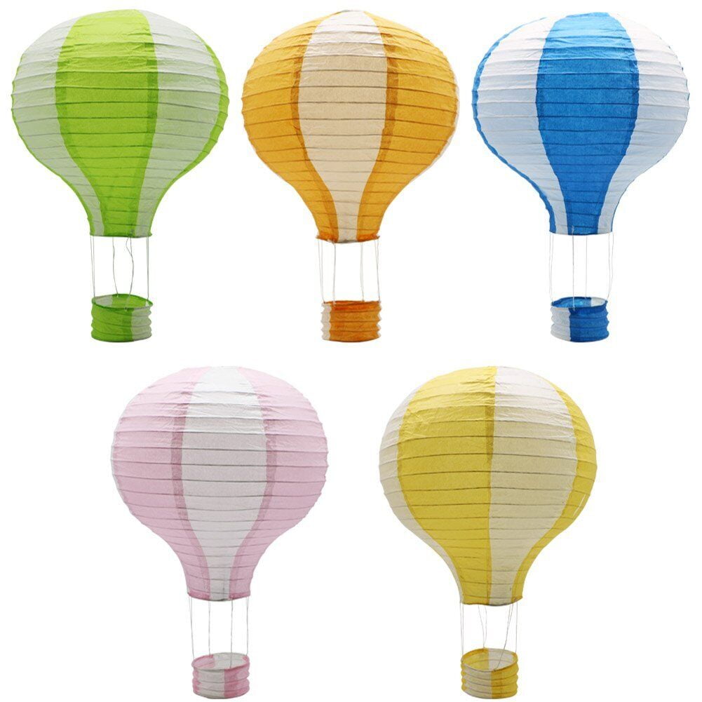 12Inch Hanging Hot Air Balloon Paper Lanterns Set Party Decoration Gift ...