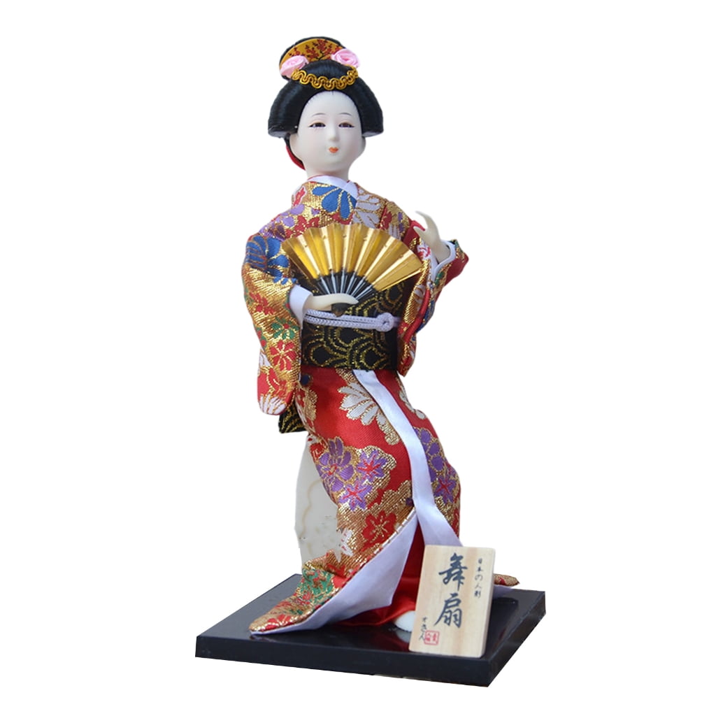 12Inch Japanese Kimono Geisha Dolls Figurine For Restaurant Decoration ...