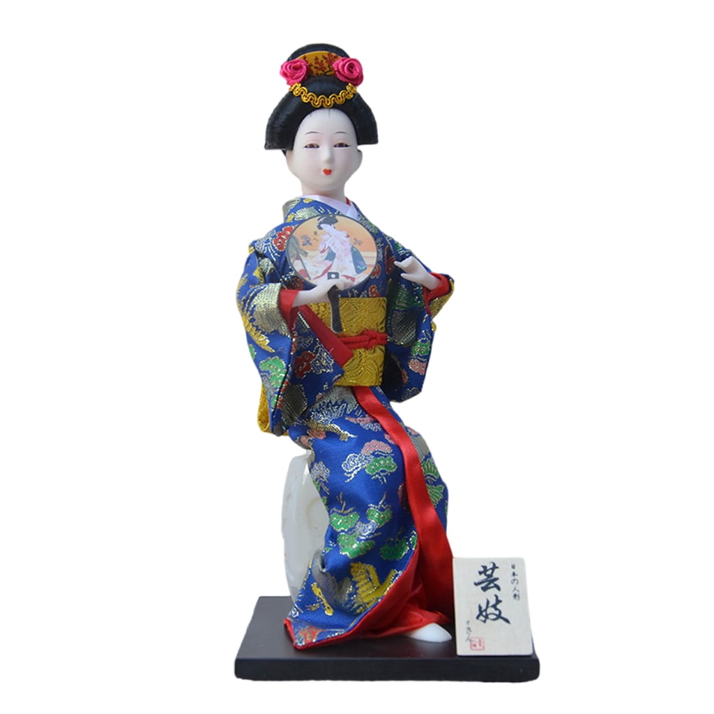 12Inch Japanese Kimono Geisha Dolls Figurine For Restaurant Decoration ...