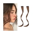 12Inch Synthetic Elegant Curly Wave Clip-In Side Bangs Long Hair ...