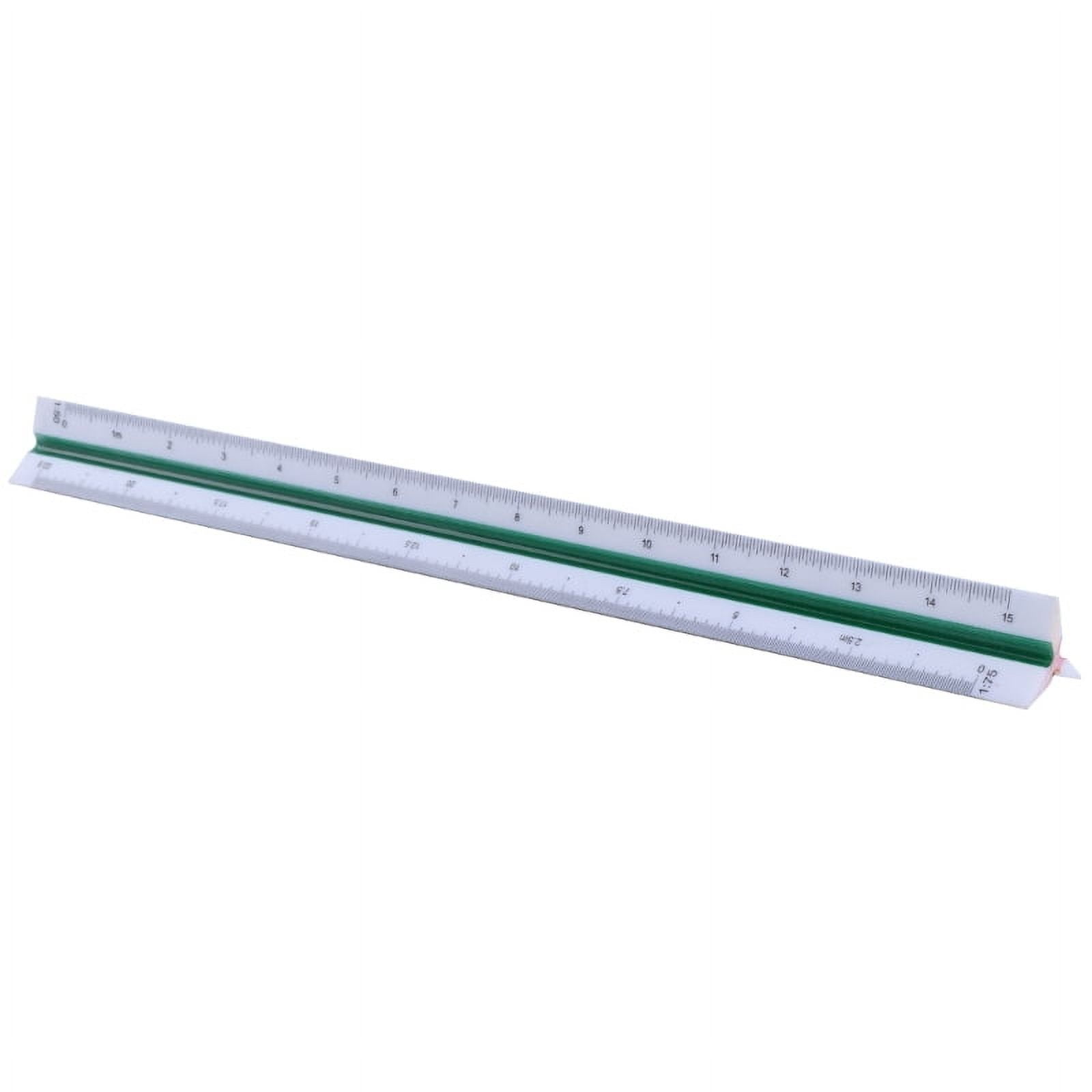 12Inch Triangular Engineer Scale Ruler, Metric Scale 1:20, 1:25, 1:50 ...
