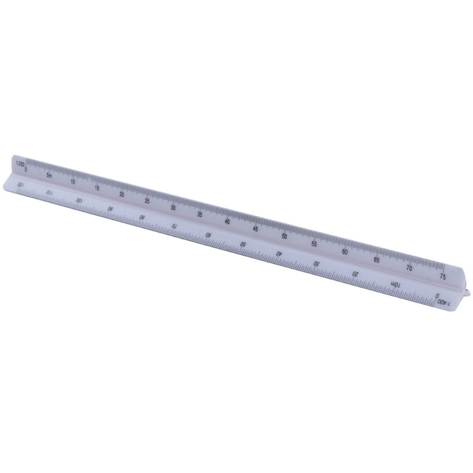 12Inch Triangular Engineer Scale Ruler, Metric Scale 1:20, 1:25, 1:50 ...