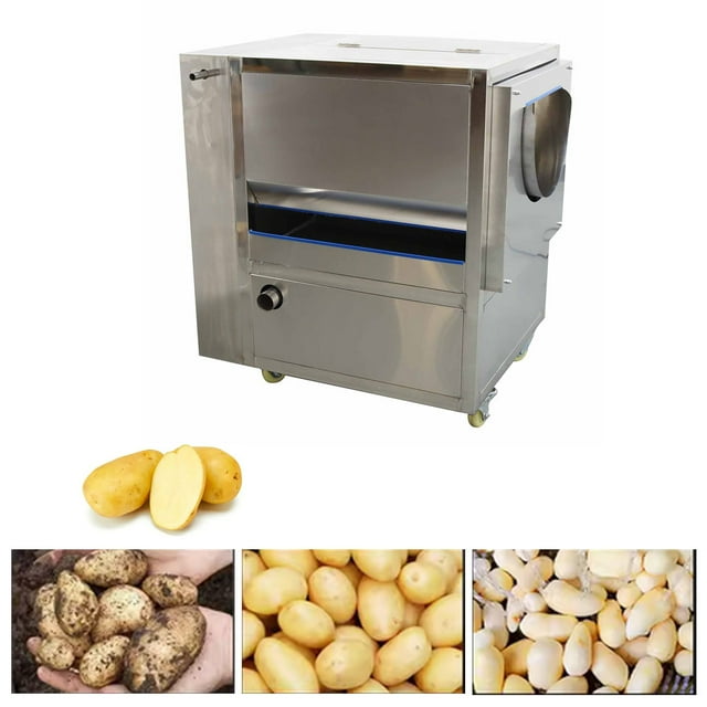 12KG/26.4LBS Electric Multi-Function Rolling Peeling Machine Potato ...