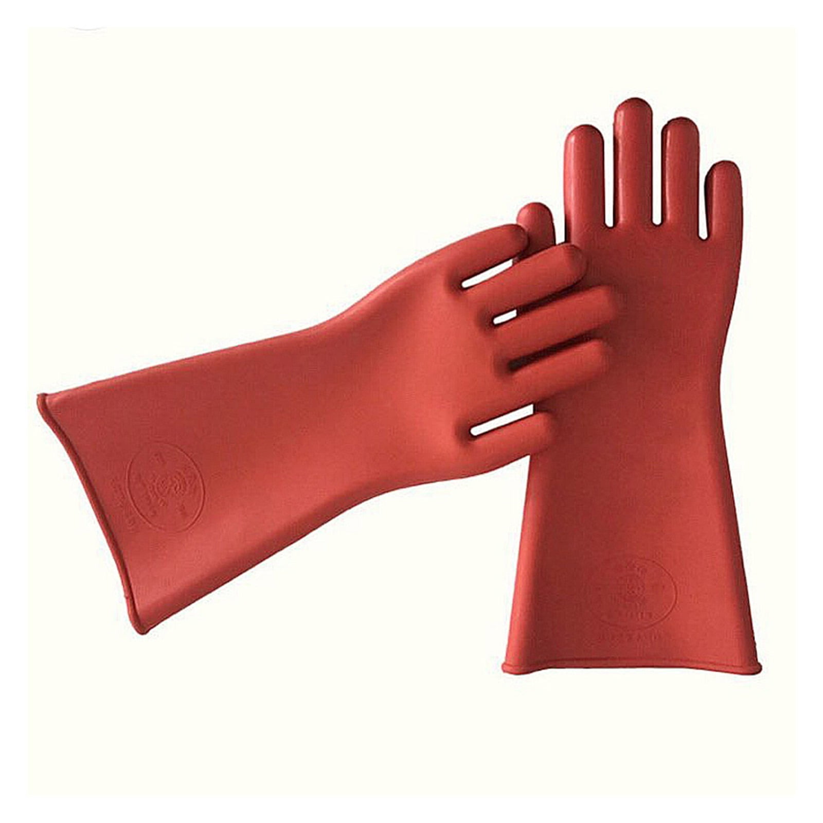 12KV High Voltage Electrical Insulating Gloves Anti-electricity Protect ...