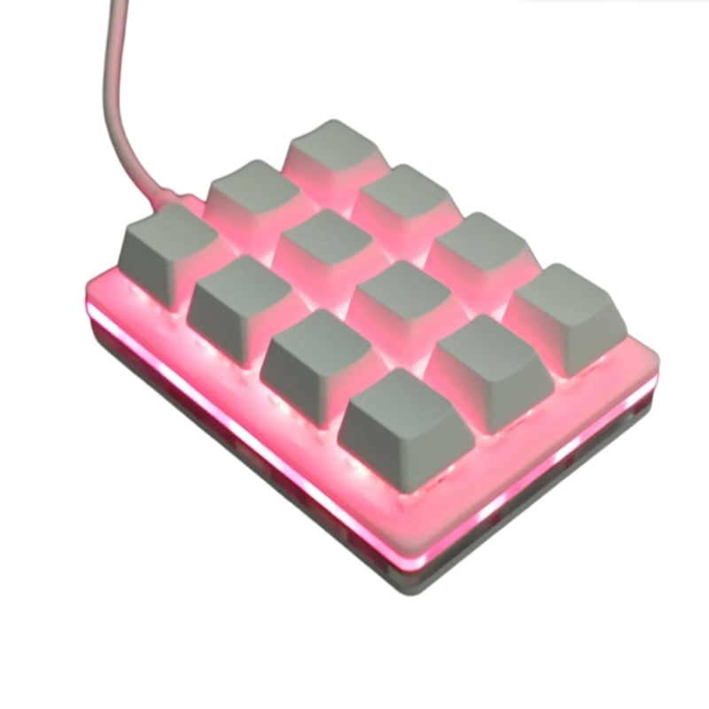 12Keys Macropad Programmable Keyboard with Easy Setups Small Keypad for ...