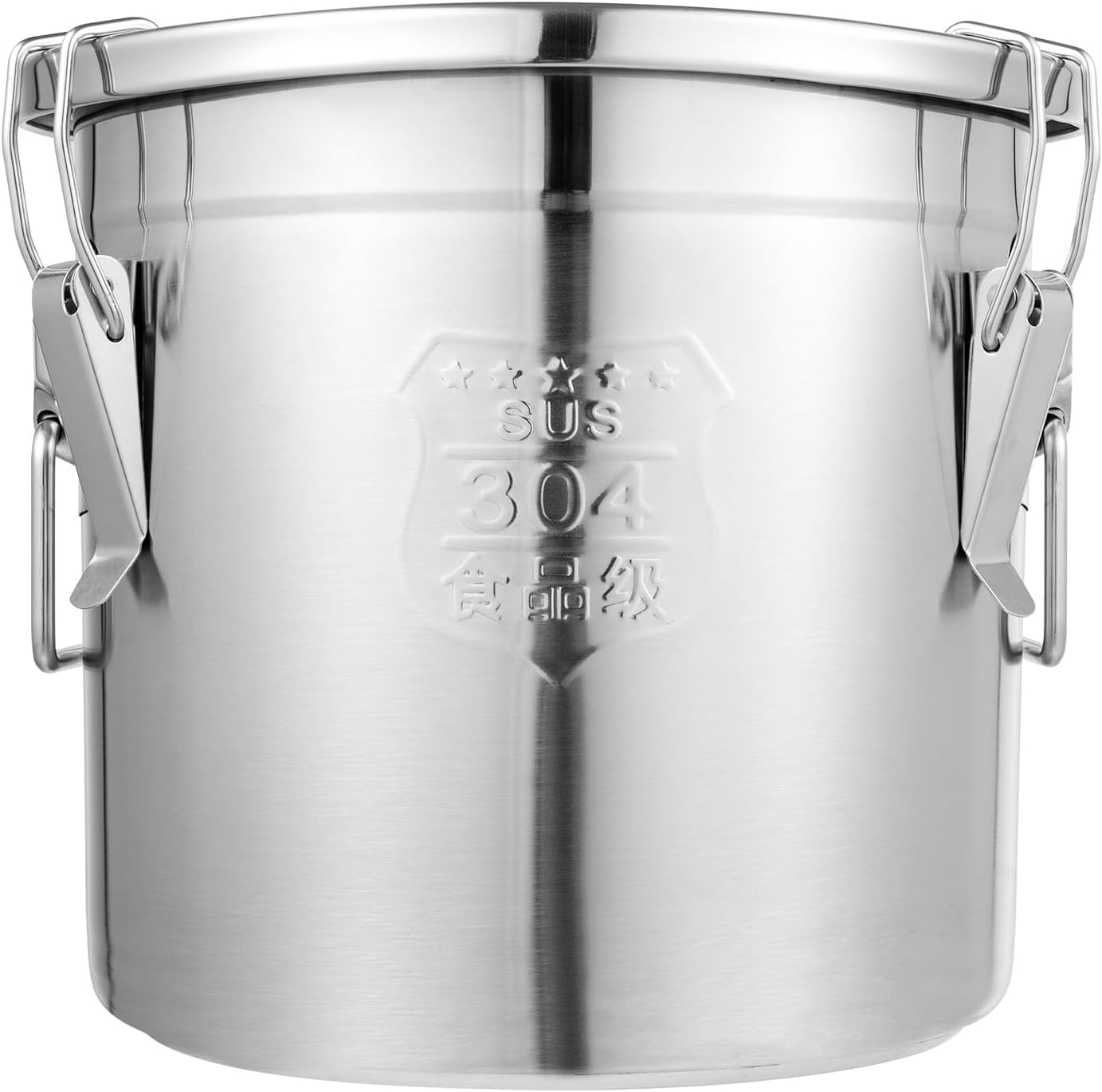 12L/3.17gal Stainless Steel Airtight Canister,Stainless Steel Storage ...