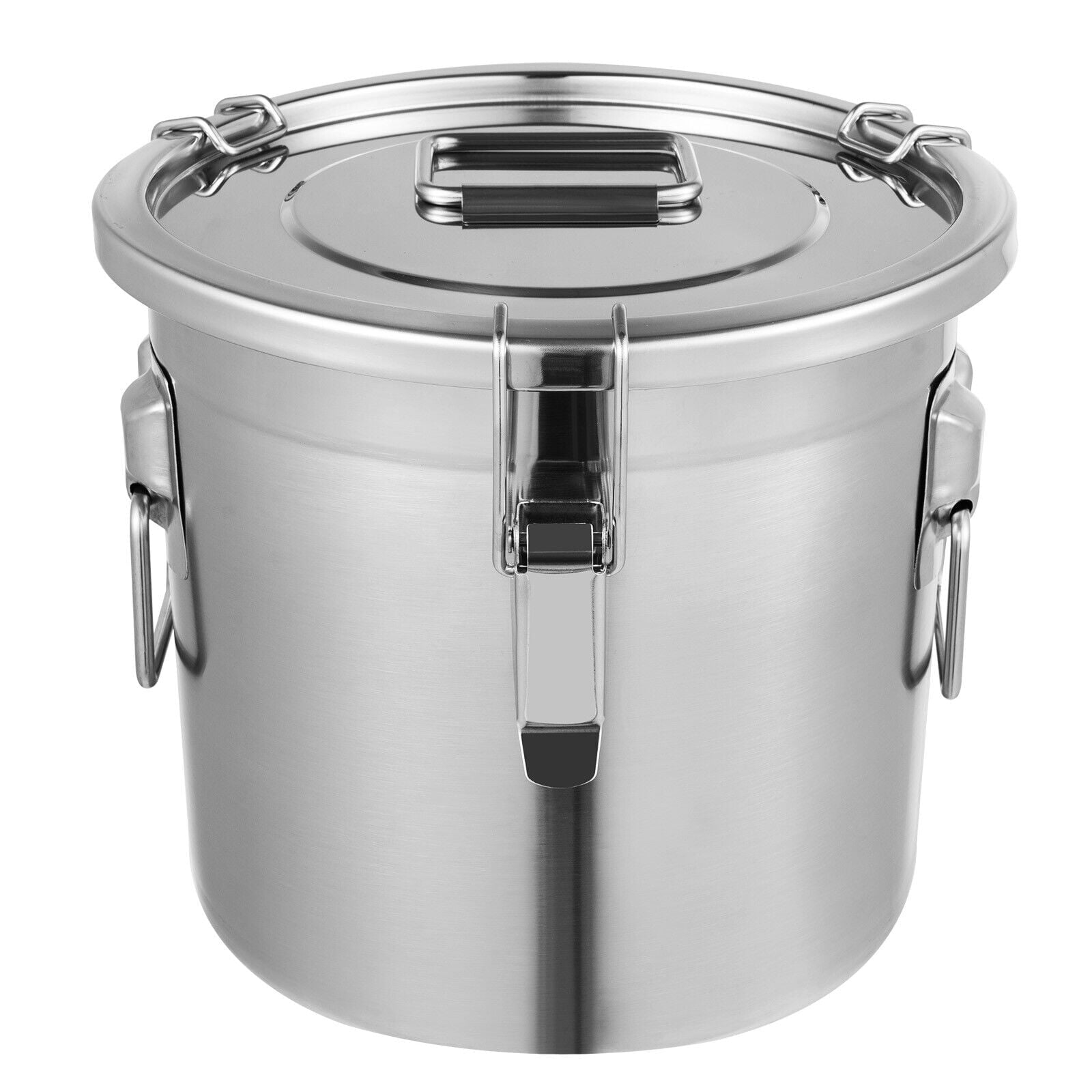 12L Airtight Canister Food Stainless Steel Kitchen Cereal Container ...