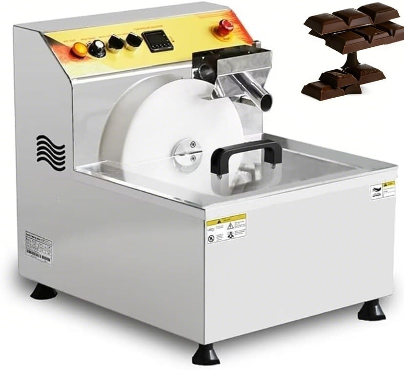 12L Commercial Chocolate Melting & Tempering Machine 1200W Stainless ...