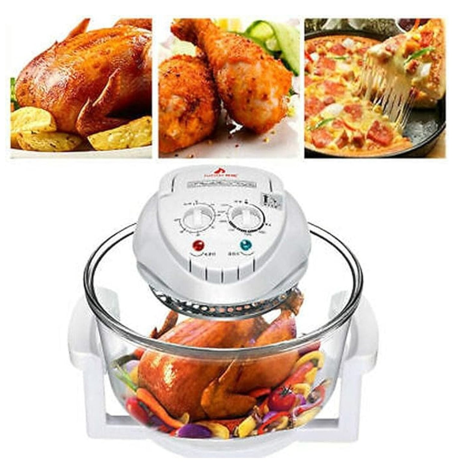 12L Convection Roaster Air Fryer Oven Turbo Electric Cooker Recipe 360 ...