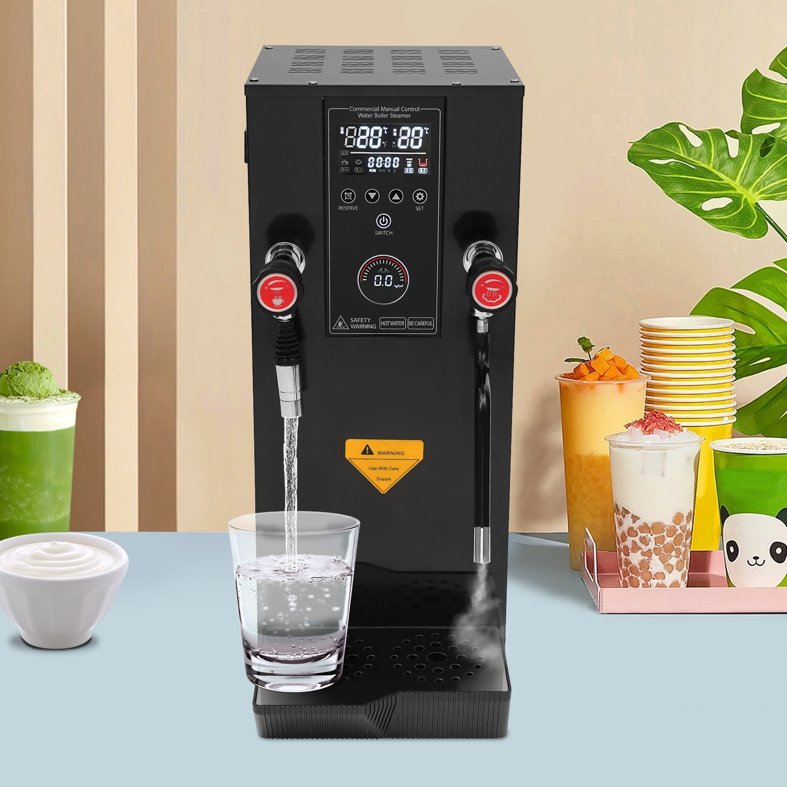 12L Hot Water Dispenser Fixed Time 304 Stainless Steel Hot Water ...