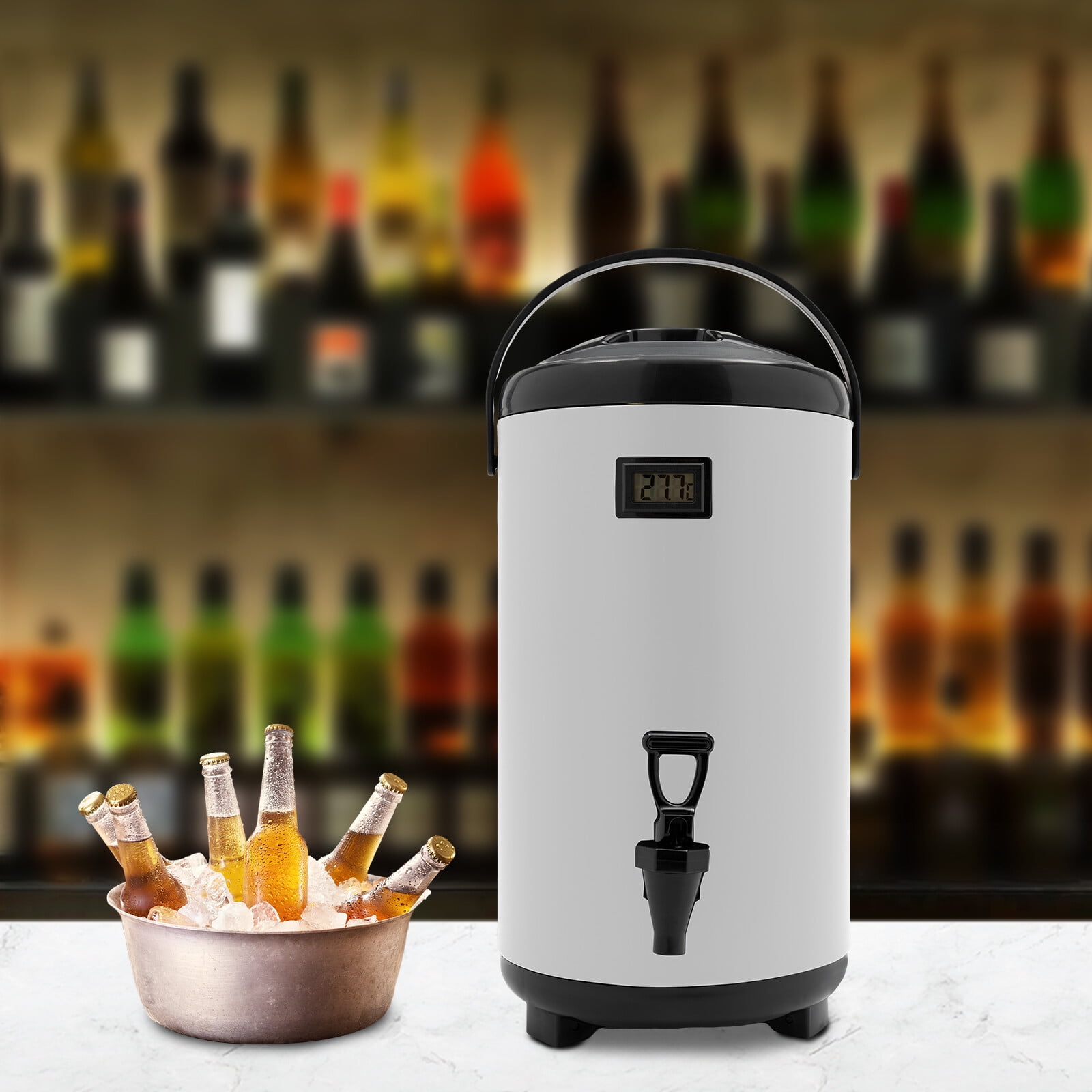 12L Insulated Thermal Hot & Cold Beverage Coffee Stainless Steel ...