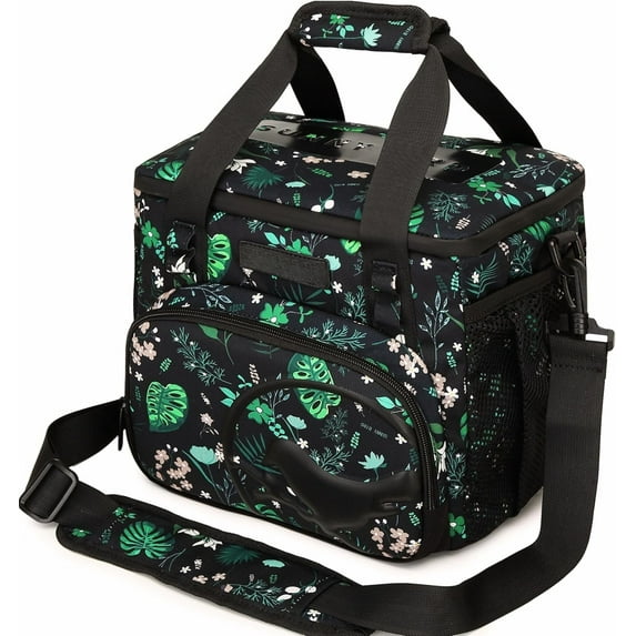 12L Large Insulated Lunch Bag, Leakproof and Foldable Lunch Cooler Box ...