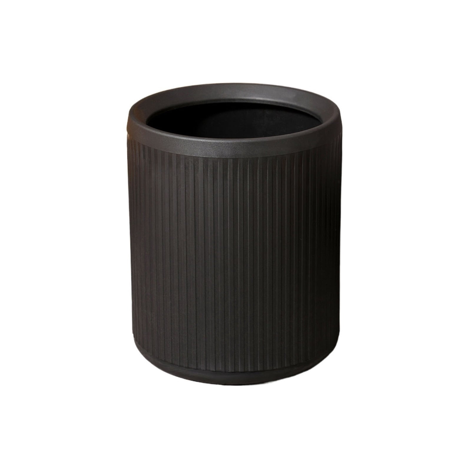 12L Lidless Double-Layer Minimalist Trash Can Waste Paper Bin for ...