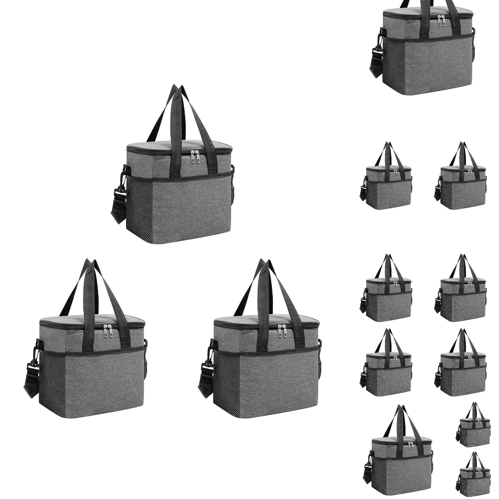 12L Reusable Insulated Lunch Box Bag For Women Men Tote Bags Adult ...
