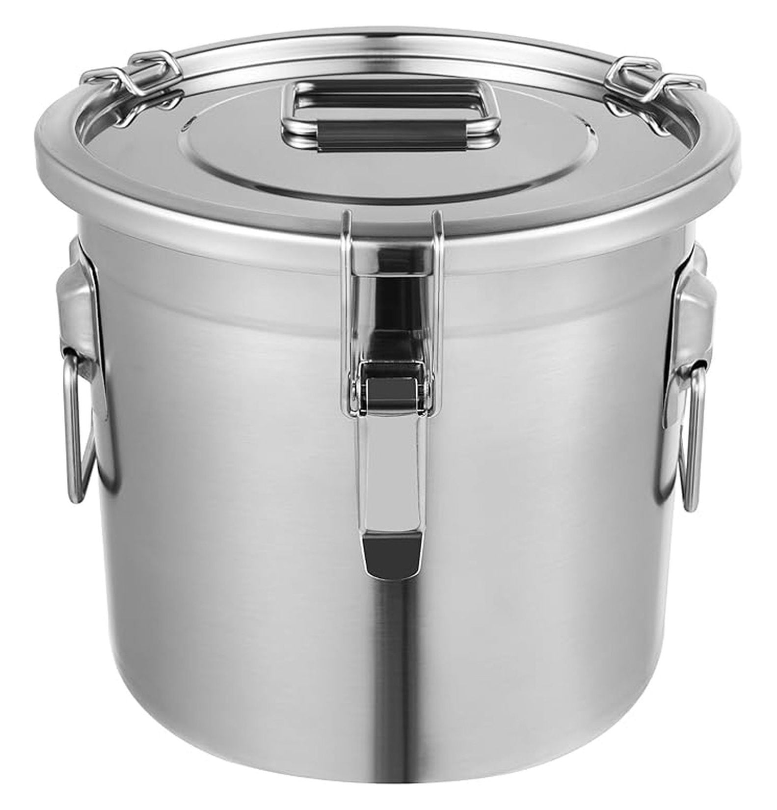 12L Stainless Steel Cereal Rice Storage Container Bucket Airtight ...