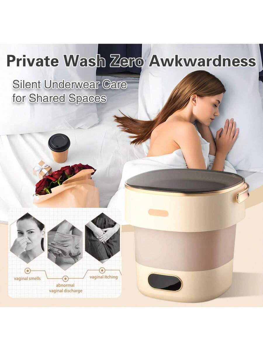 12L Yellow Portable Washing Machine For Underwear & Delicates - Compact ...