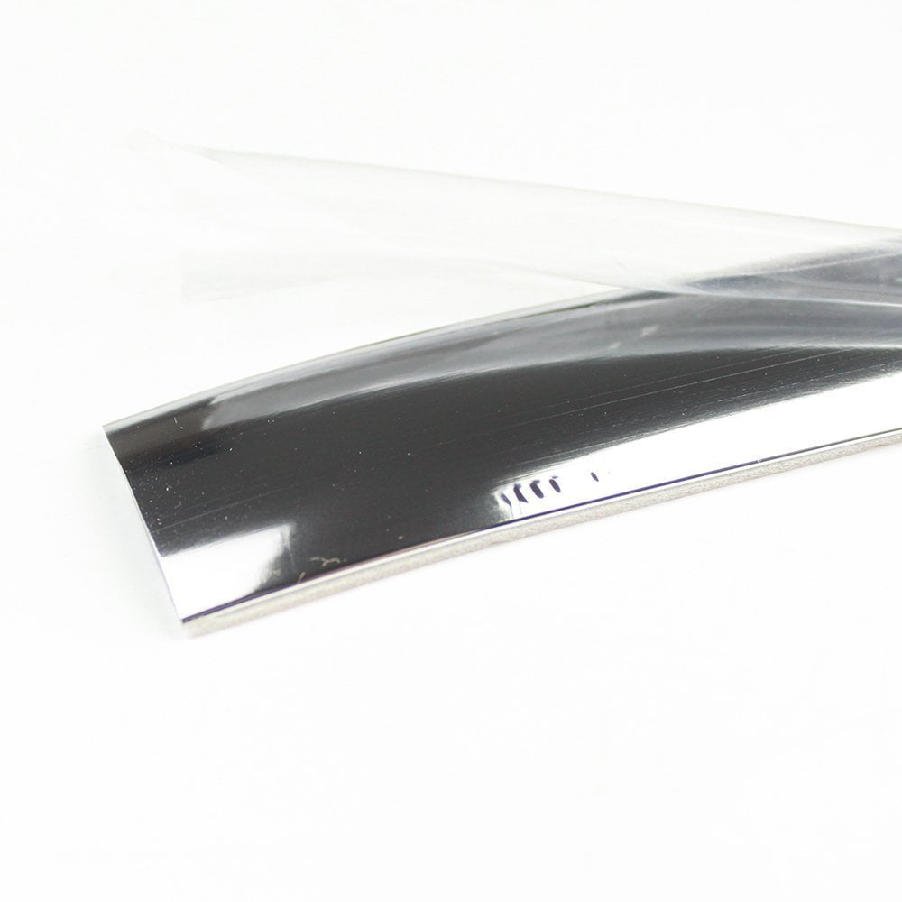 12MM Chrome Silver Moulding Trim Strip Car Molding Auto Caravan SUV Van ...