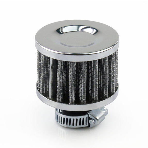 12MM Round Crank Case EngIne Breather Oil Air Filter Car Motorcycle ...